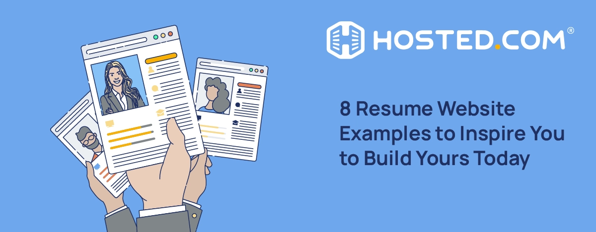 8 Creative Resume Website Examples - Hosted.com Blog