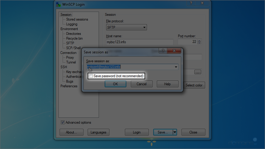 How To Configure A Site In WinSCP - Hosted.com