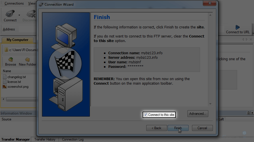 How to Configure a Site in WS_FTP - Hosted.com
